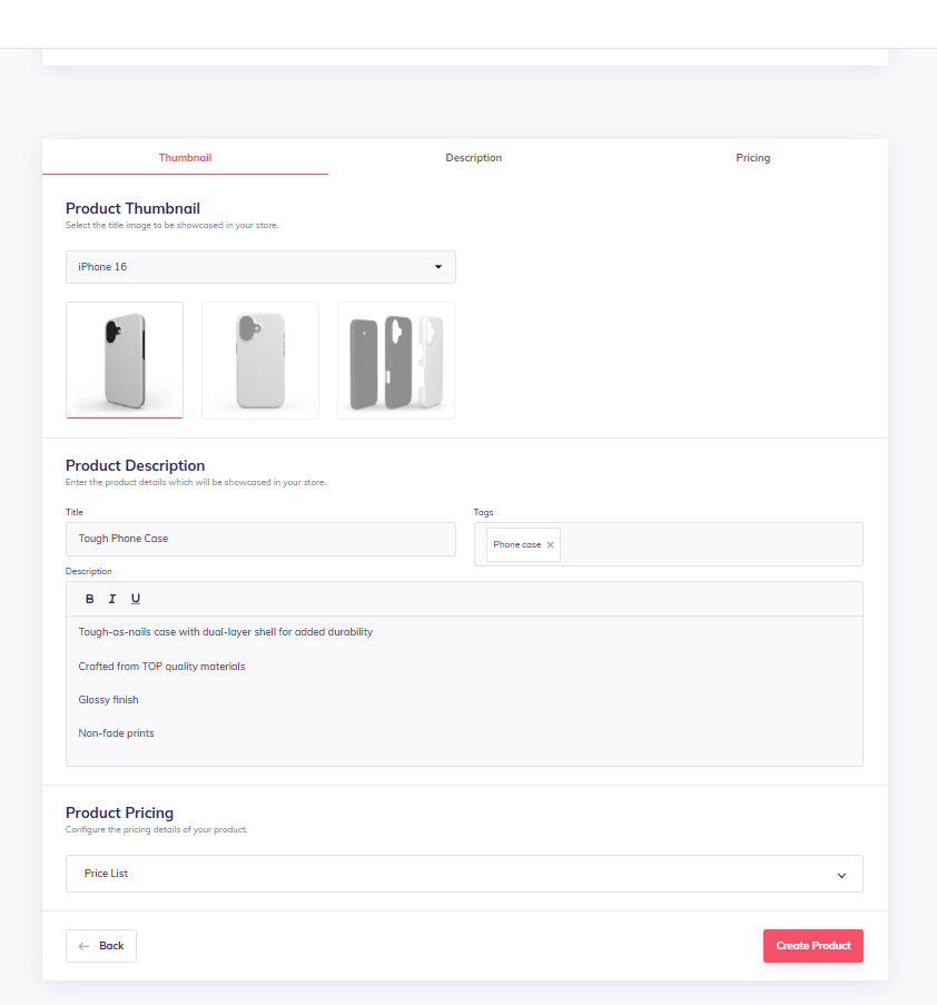 How to create your product on Podbase?
